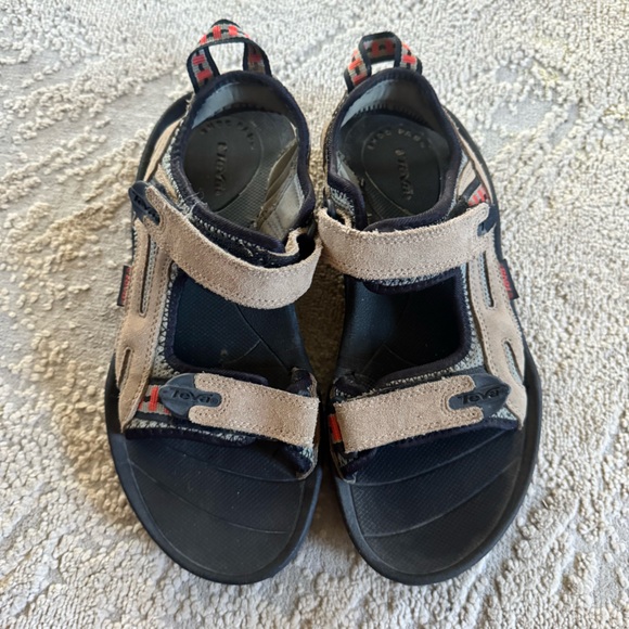 Teva | Shoes | Teva Sandals Shoes Tan 6758 Shocpad Trail Sport Hiking ...